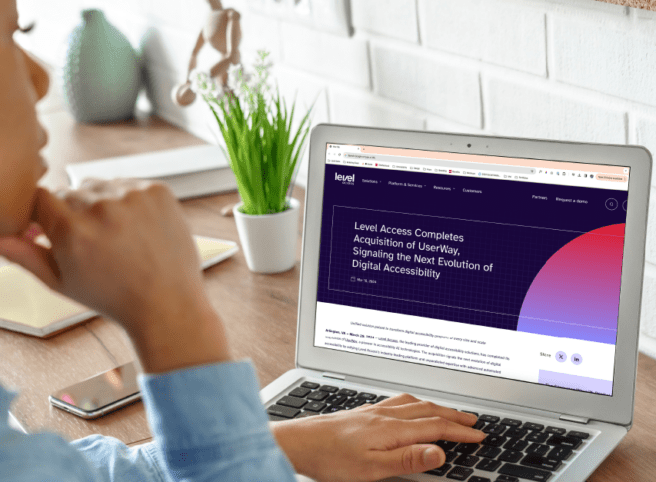 Level Access Acquires UserWay: Celebrating a Milestone | Level Access